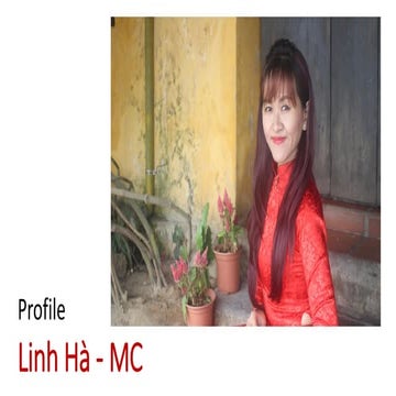 Profile - MC Linh Hà | PPT