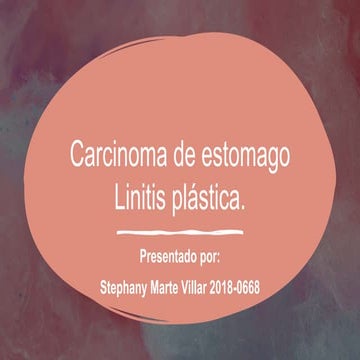 Linitis plastica | PPTX