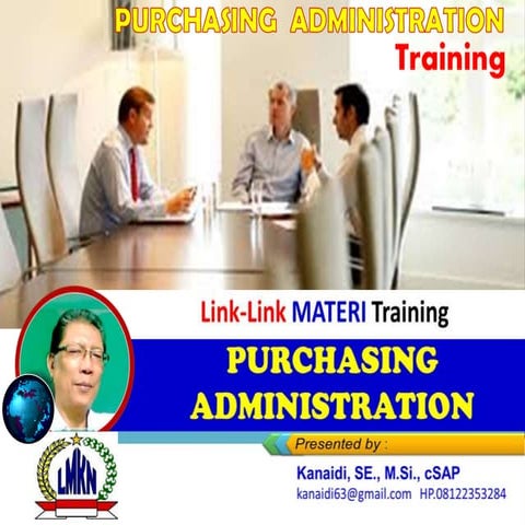 Link-Link MATERI2 Training _"PURCHASING ADMINISTRATION". | PPTX