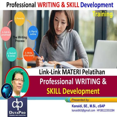 Link-Link MATERI Pelatihan "Professional Writing & Skill Development ...