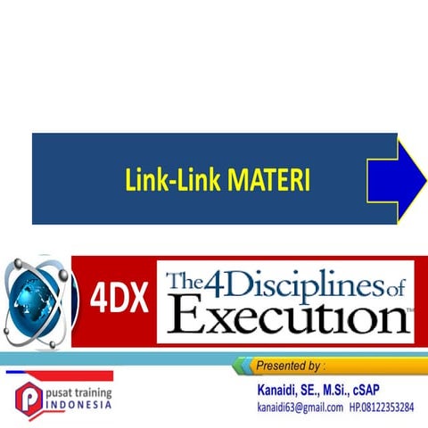 Link-link Materi 4DX_Mencapai The Wildly Important Goals (WIG) | PPT