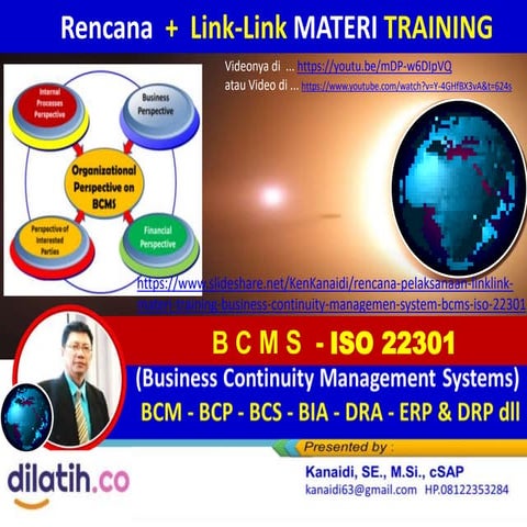 ISO 22301:2019 BCMS Awareness | PDF
