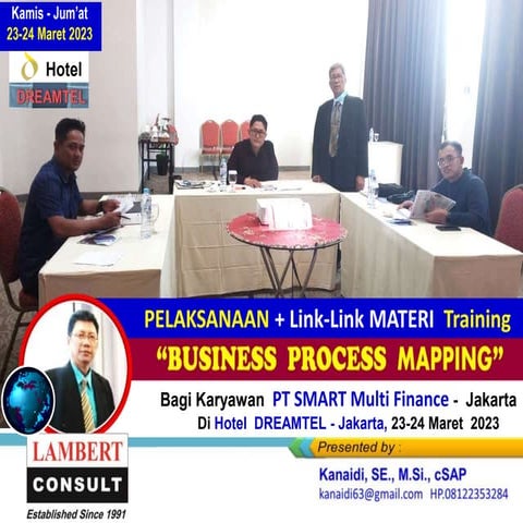 PELAKSANAAN + Link-Link MATERI Training _"Pemetaan PROSES BISNIS ...