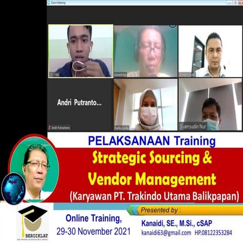 Link-Link MATERI TRAINING "Strategic Sourcing & VENDOR MANAGEMENT" | PPTX