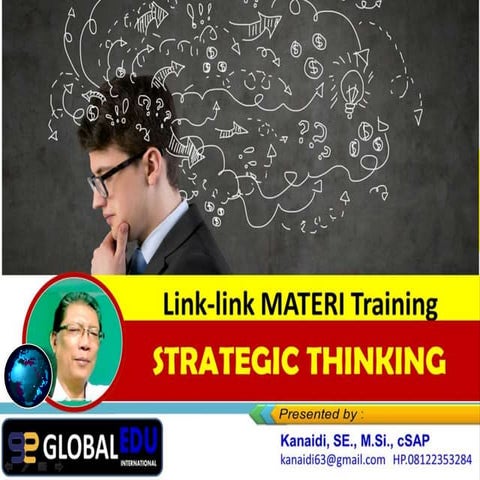 Link-link MATERI Training "STRATEGIC THINKING" | PPTX