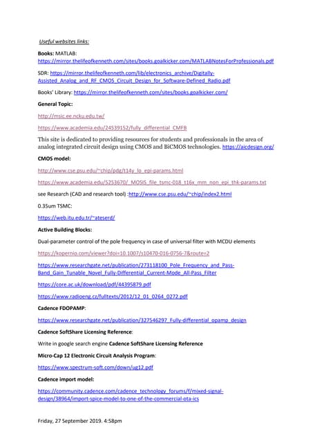 Cadence Virtuoso Tutorial | PDF