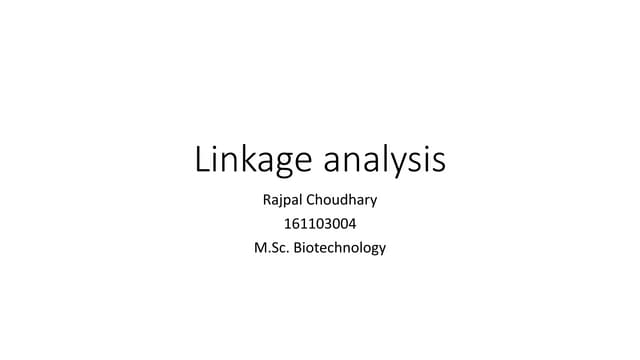 Whole genome sequence | PPTX