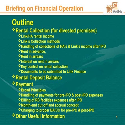 Link_Briefing_Finance_rental collection.PPT