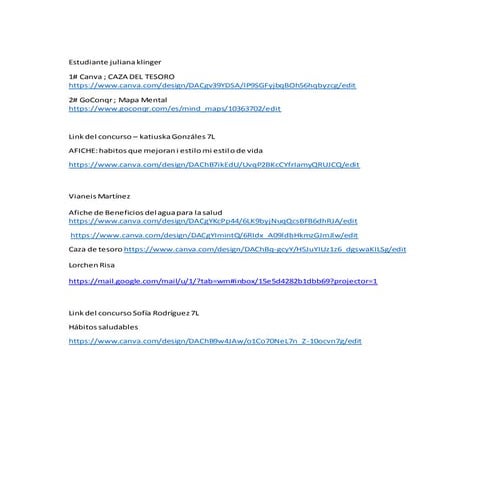 Link de las tareas de los niños | DOCX | Technology & Computing