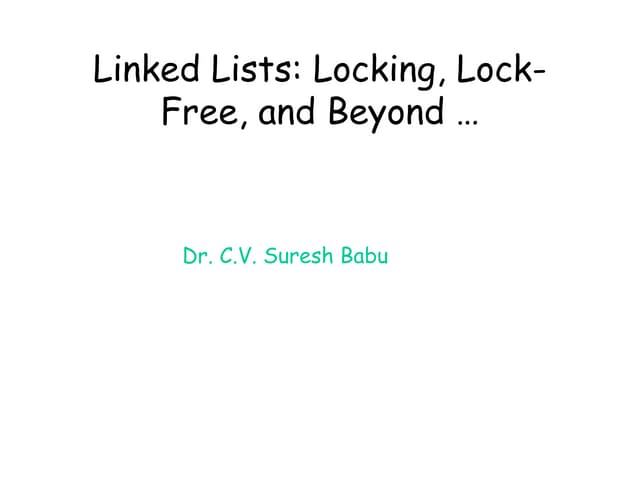 Linked Lists Ppt 1200