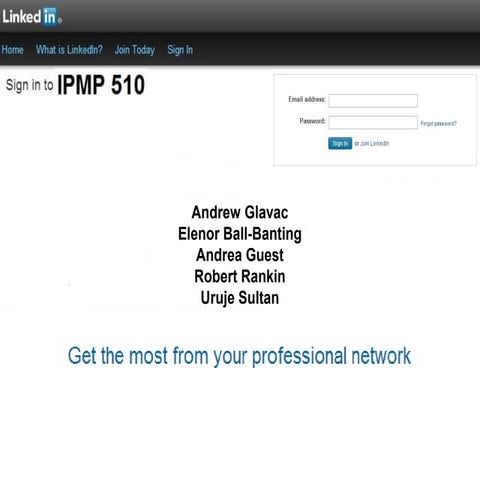 LinkedIn Strategic Tactic Presentation | PPT