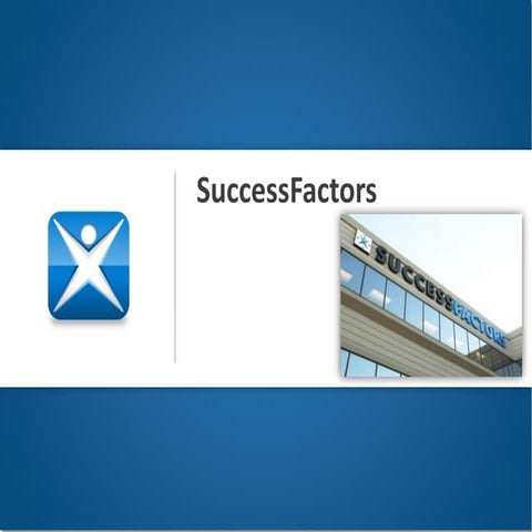 SuccessFactors | PDF | Computer Software and Applications | Computing