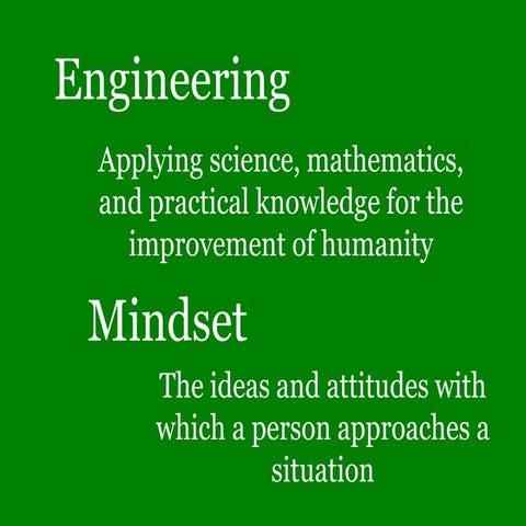 An Engineering Mindset | PPTX