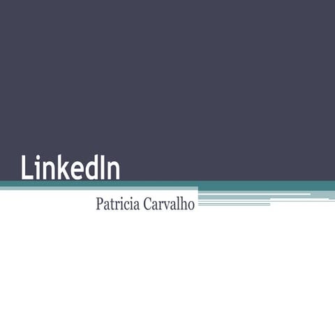 Linked in | PPTX | Social Networking | Internet