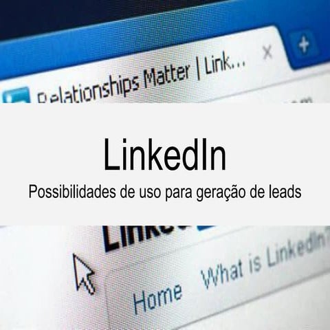 O que é o Linkedin | PPT
