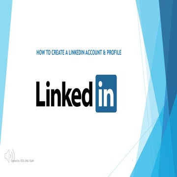 How to Set-Up A LinkedIn Account | PDF