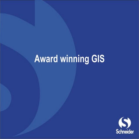 Schneider's Award Winning GIS | PPT