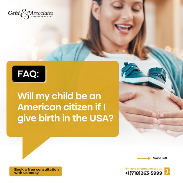 Will my child be an American citizen if I give birth in the USA | PDF