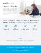 LinkedIn Recruiter | PPT