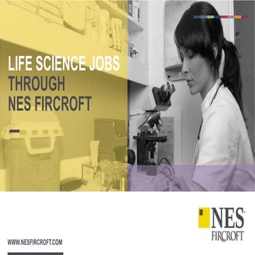 Life Science job opportunities | PPTX