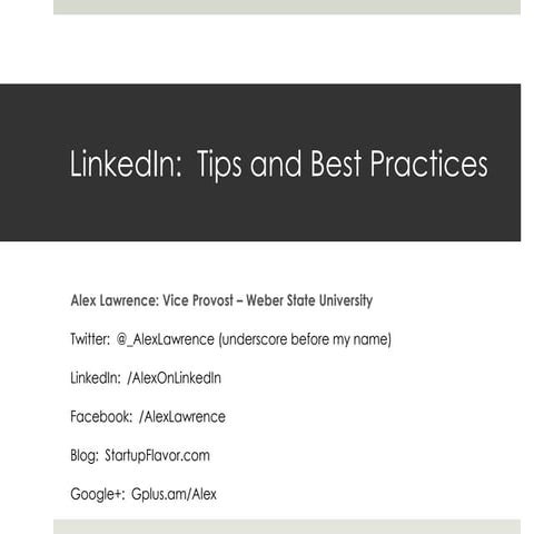 Linkedin Posting Best Practices Pdf