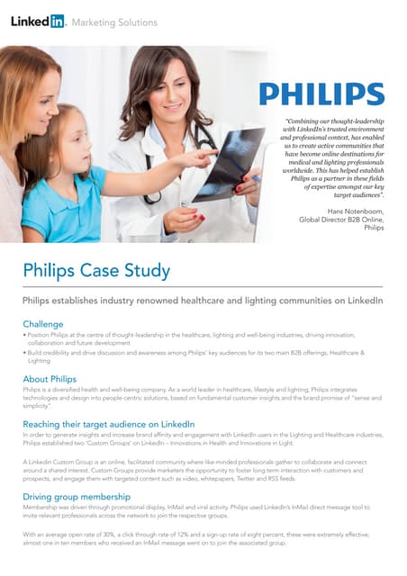Philips Case Study | PDF | Social Networking | Internet