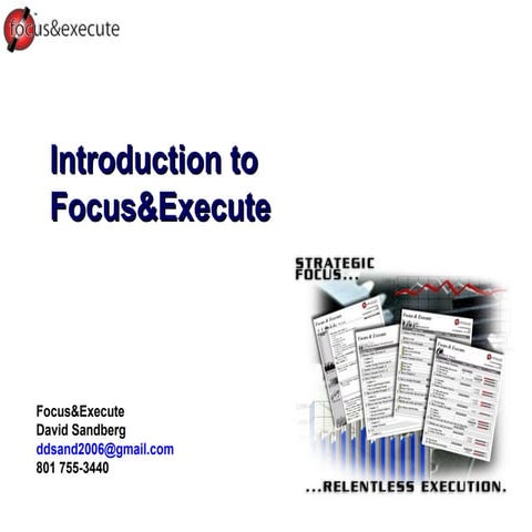 Introduction to Focus&Execute | PPT