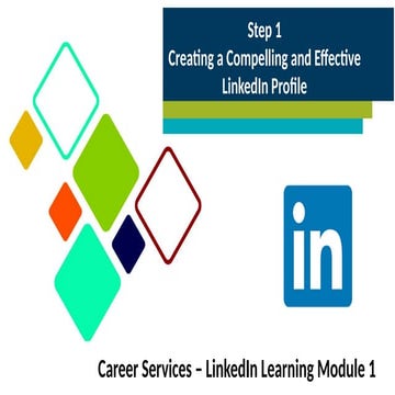 Crafting a Powerful LinkedIn Profile: Your Professional Edge | PPTX