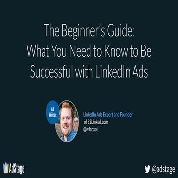The Beginner's Guide: What You Need to Know to Be Successful with ...