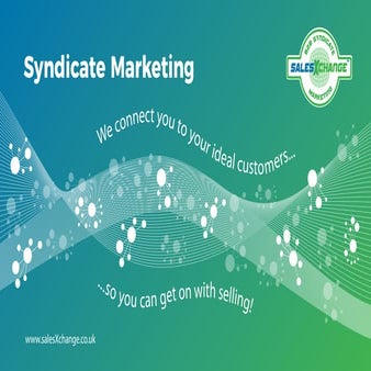 Syndicate Marketing Strategy Timetable | PDF