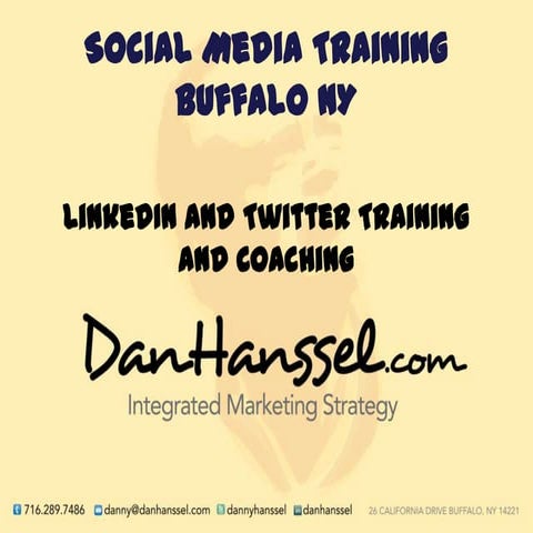 LinkedIn and Twitter training Buffalo NY | PPTX