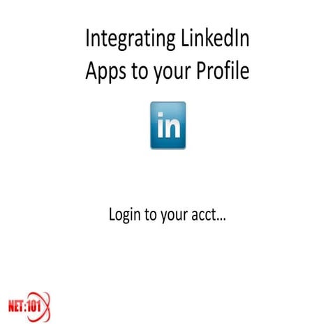 How to Add an App to Your LinkedIn Profile | PPTX