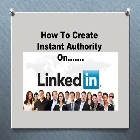 Linkedin authority | PPT