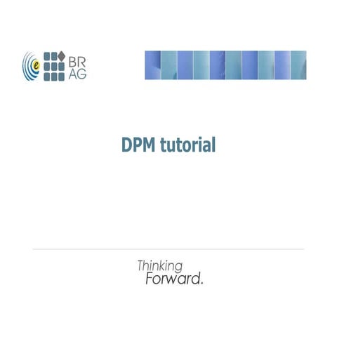 DPM tutorial | PPTX