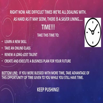 Words of Encouragement | PPTX