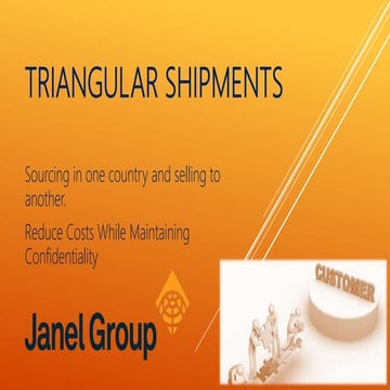 Triangular Shipments | PPT
