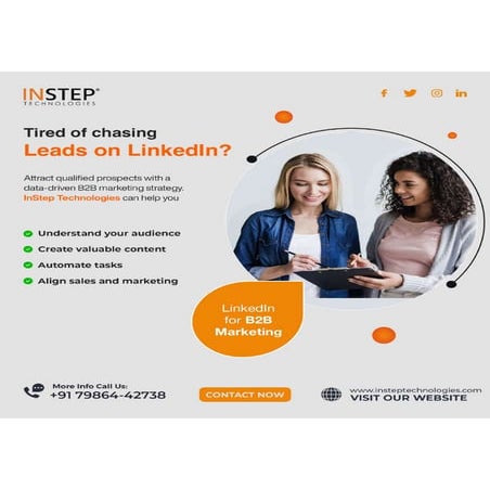 LinkedIn for B2B marketing - InStep Technologie | PDF