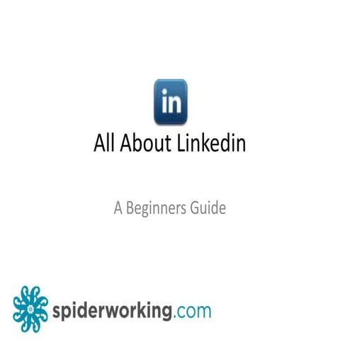 LinkedIin For Beginners | PPTX
