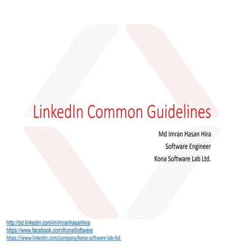 Linkedin Guide | PPTX | Social Networking | Internet