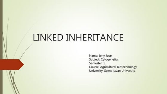 Sex Linked Inheritance Pdf