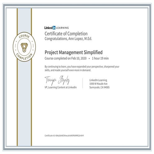 Project Management Simplified | PDF