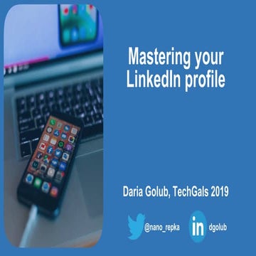 Mastering LinkedIn | PPT