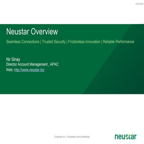 Neustar services | PPT