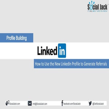 LinkedIn NEW Profile Class - How Advisors are Using the New LinkedIn ...