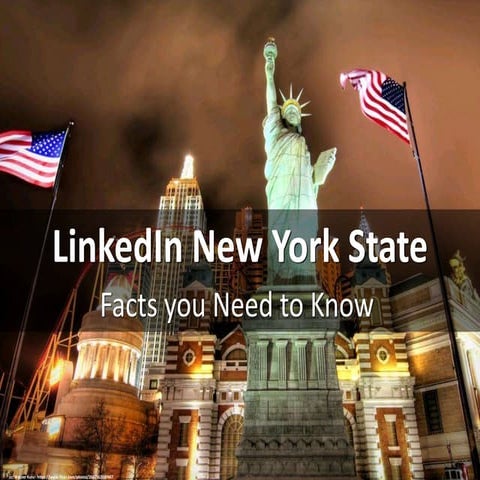 LinkedIn - New York State Statistics | PPTX