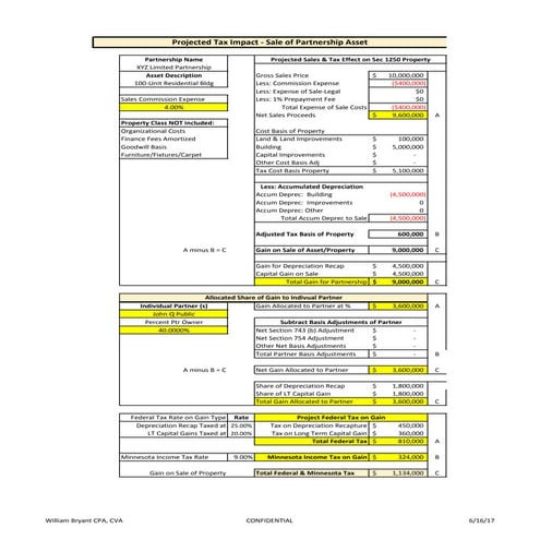 Partnership Sale of Asset & Buy-out vs Redemption of Partner Interst | PDF