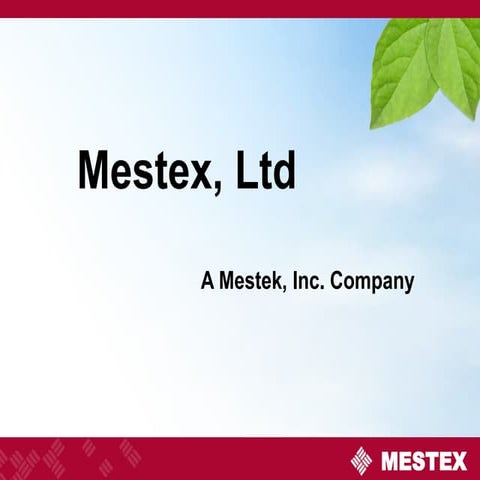 Mestex, a Division of Mestek Inc. | PPTX