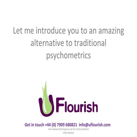 Change your Team Forever - TetraMap | PPT