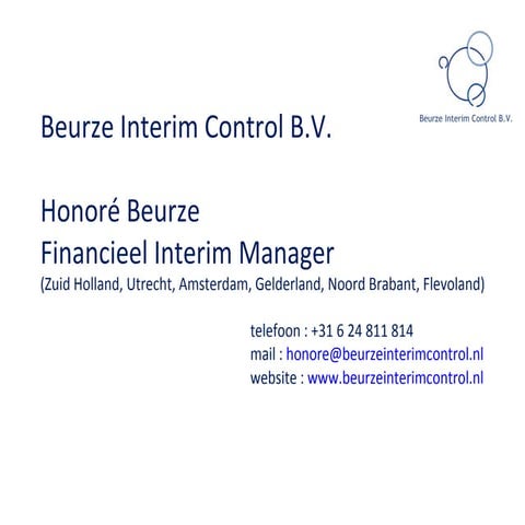 Beurze Interim Control BV | PPT
