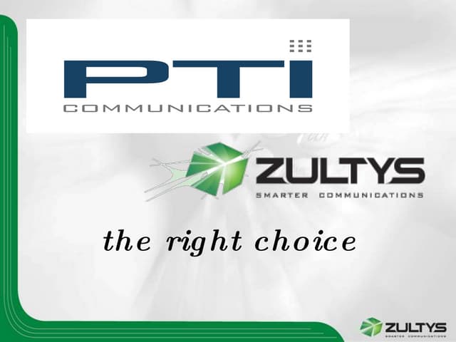 Telecommunication Solutions | PPSX